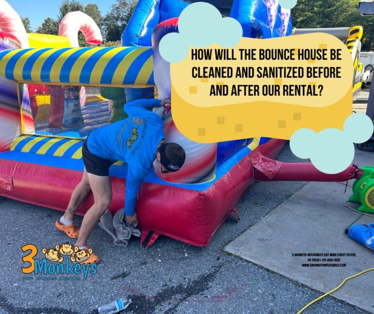 How Will the Bounce House Be Cleaned and Sanitized Before and After ...