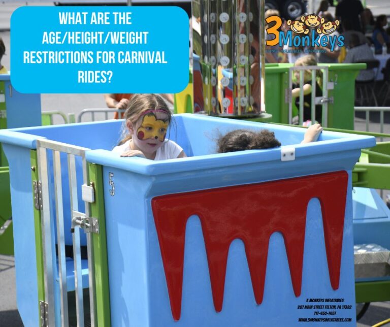 What are the age/height/weight restrictions for Carnival rides ...