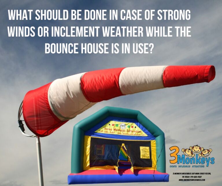 What Should Be Done in Case of Strong Winds or Inclement Weather While ...